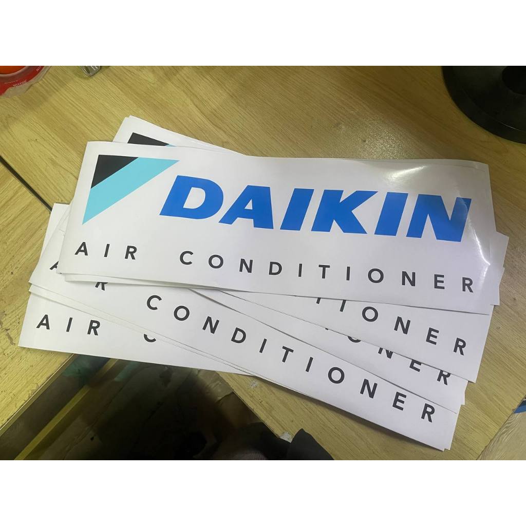 STICKER AIRCOND, AIR CONDITIONALSTICKER, STICKER DAIKIN (ready stock ...