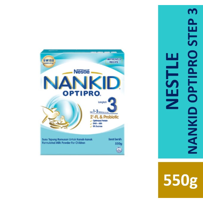 NESTLE NANKID OPTIPRO STEP 3/ 1-3 TAHUN 550g | Shopee Malaysia