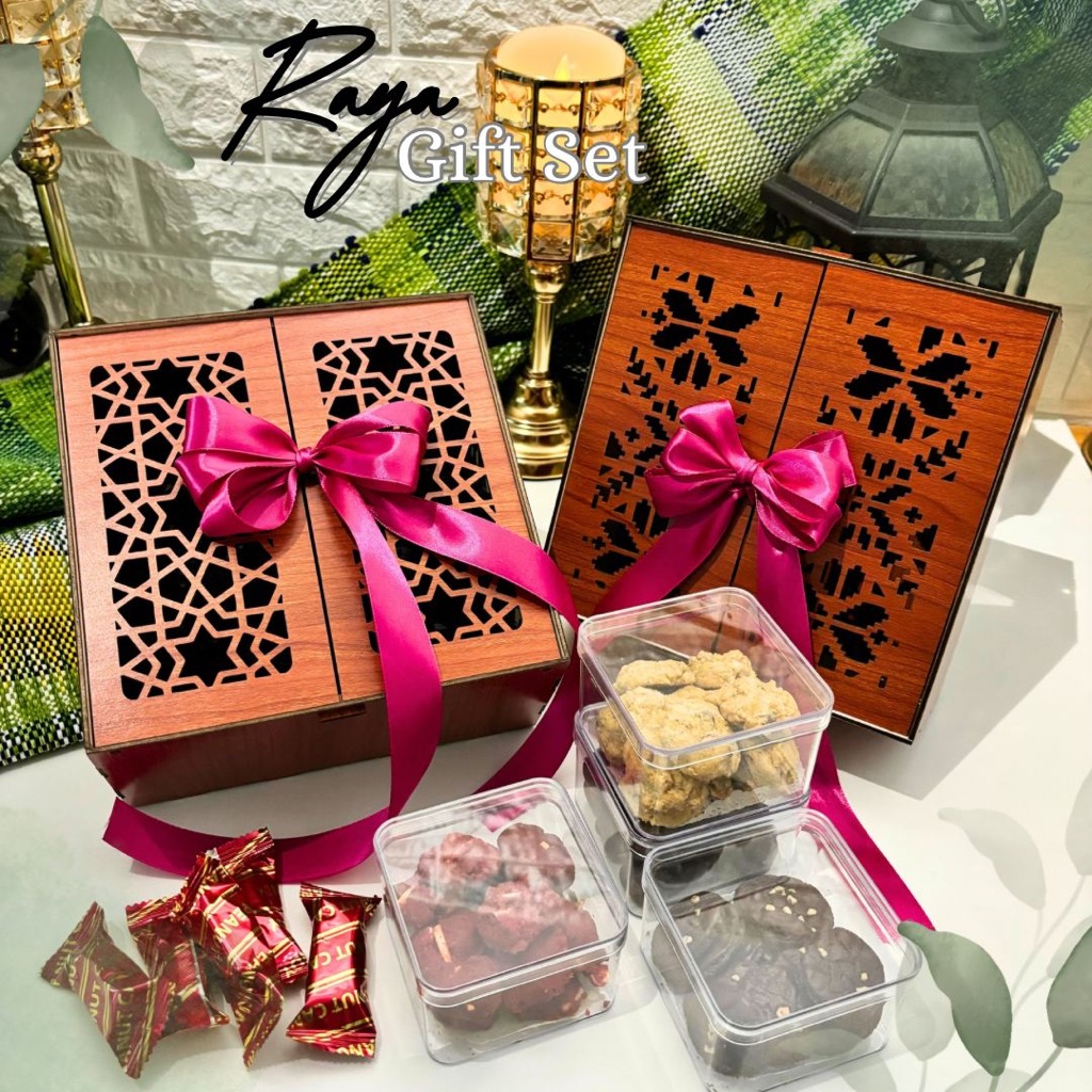 Hamper Raya Kayu Exclusive - Gift Box Raya | Shopee Malaysia