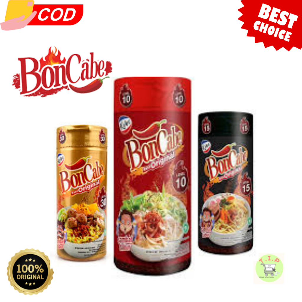 BonCabe ORIGINAL SAMBAL TABUR BOTOL /pedes 🔥/level 10/level 15/level 30 ...