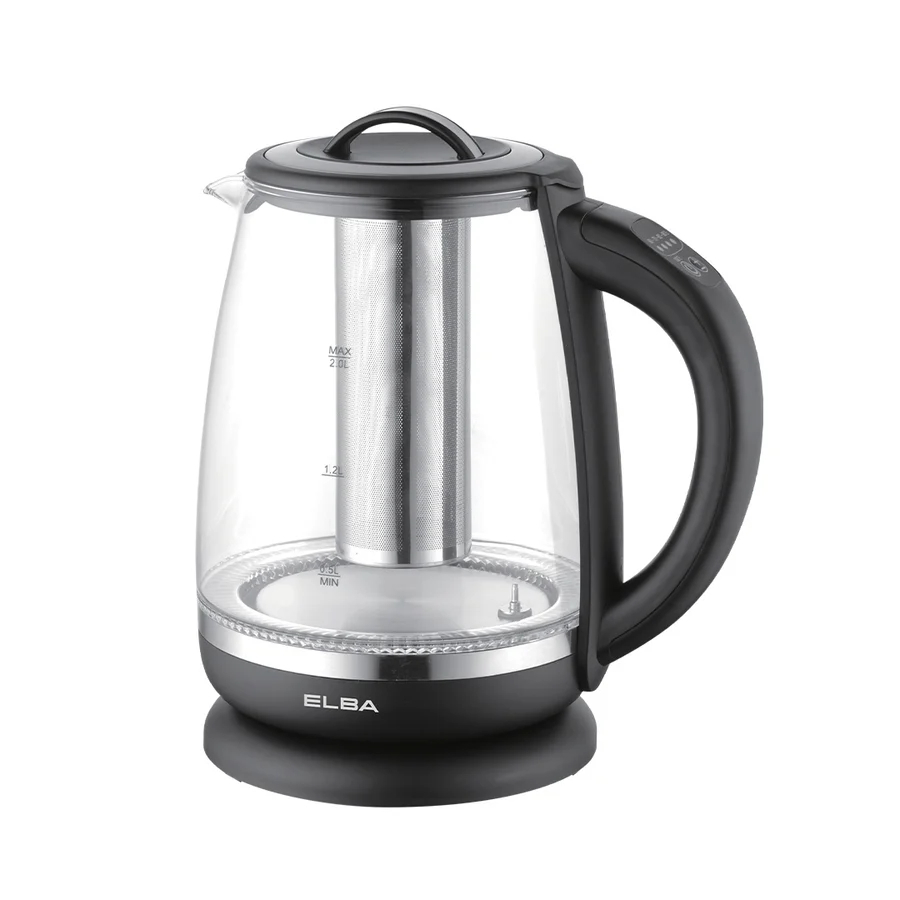 ELBA 2.0L GLASS JUG KETTLE EJK-J2024DG(BK) | Shopee Malaysia
