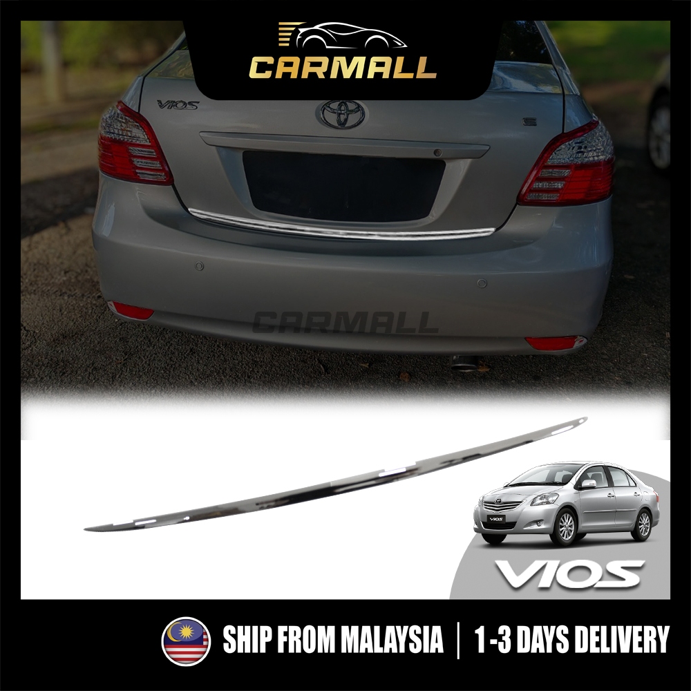 Toyota Vios (2nd Gen) Rear Bonnet Chrome Lining Rear Trunk Bonnet ...