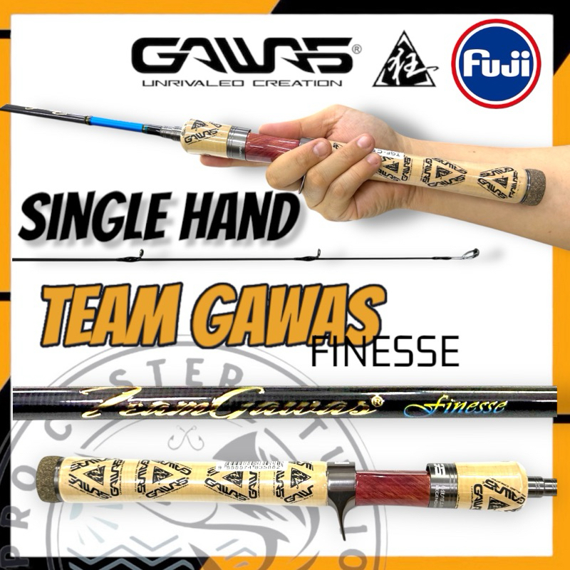 GAWAS TEAM GAWAS FINESSE SINGLE HAND BAITCASTING BC FISHING ROD TANTO ...