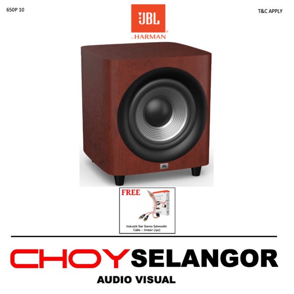 JBL Studio 650P 10″ Powered Subwoofer | Shopee Malaysia