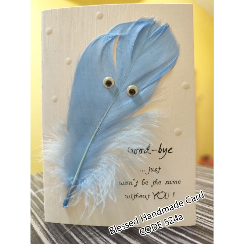 Handmade cards - Farewell / Goodbye / See you again Card (A6 size ...