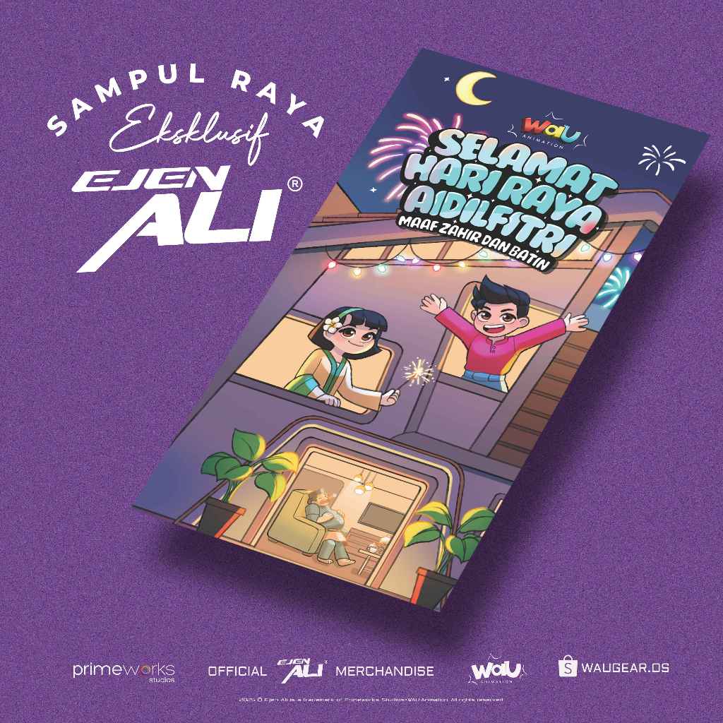 Sampul Raya Ejen Ali Edisi 2025 | Shopee Malaysia