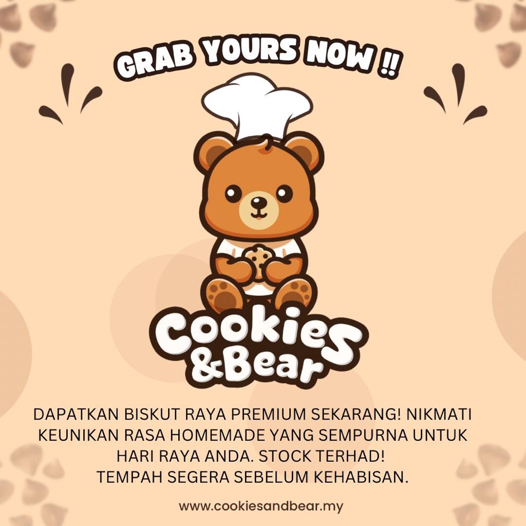 BISKUT RAYA FERRERO HAZELNUT BUTTON COOKIES TART NENAS ALMOND SUJI ...