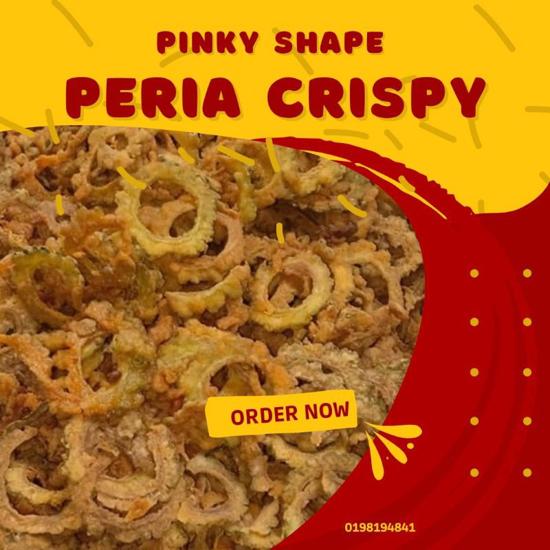 peria katak crispy by pinky shape (6 balang) | Shopee Malaysia