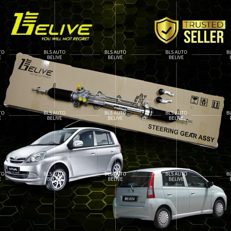 PERODUA VIVA (1.0cc) [ 2007-2015 ] OIL POWER STEERING RACK ASSEMBLY ...