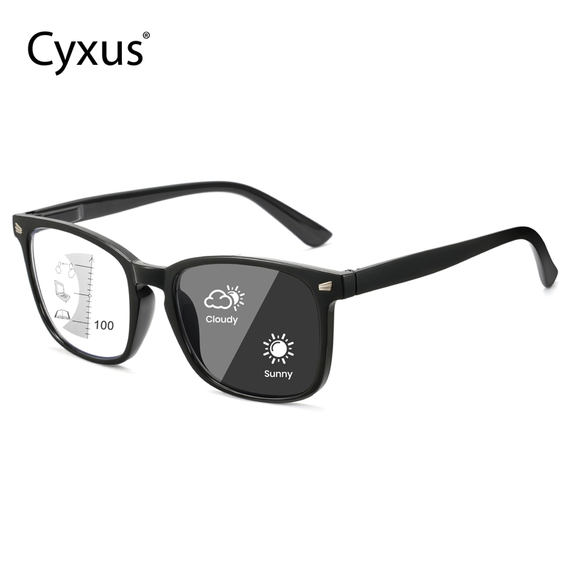 Cyxus Progressive multifocal glasses for men women Photochromic Anti ...