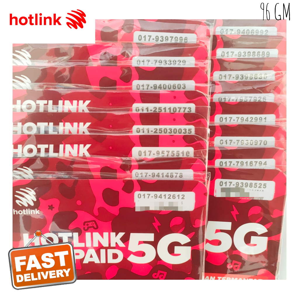 [Nice Number] Hotlink Tanpa Had Unlimited Internet Mobile Phone Number ...