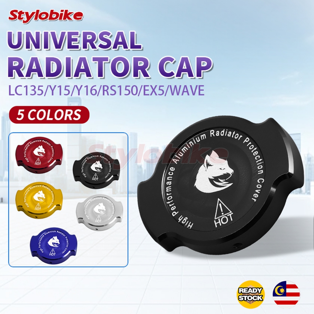 Universal Radiator Cap Cover Alloy CNC Radiator Cover Coolant Cap Y15 ...