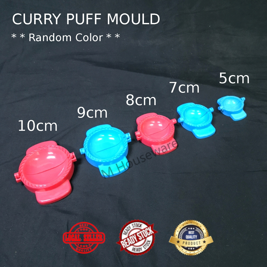 Plastic Curry Puff Mould 5cm~10cm Dumpling Mould Acuan Karipap 咖喱角模 ...