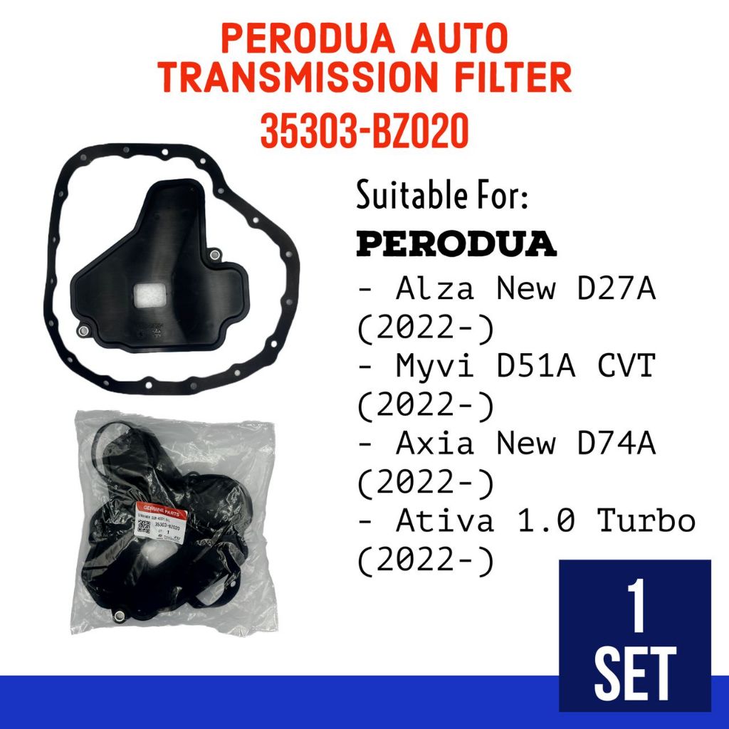 PENAPIS TRANSMISI AUTOMATIK PERODUA + GASKET (35303-BZ020) - ALZA NEW ...