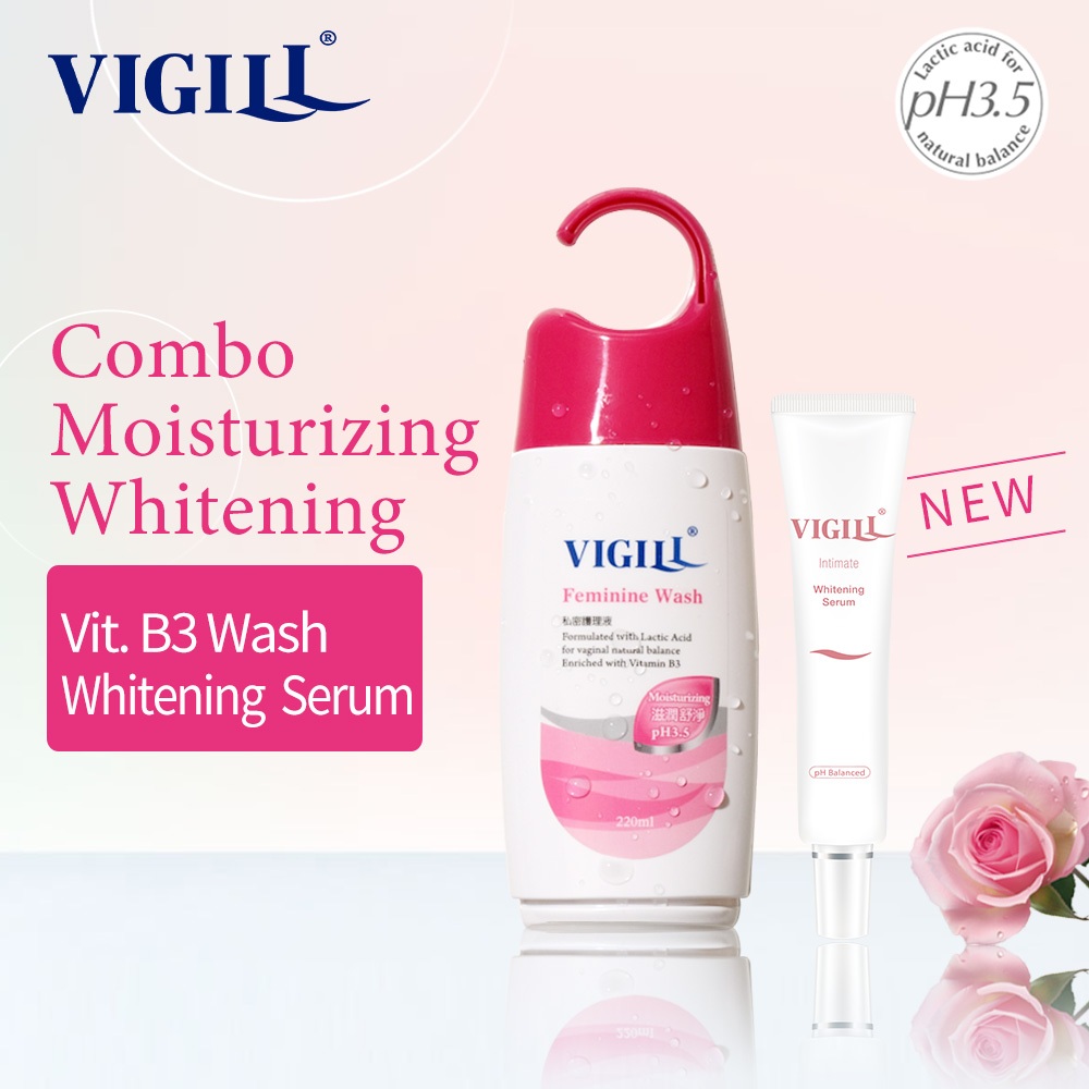VIGILL Moisturizing & Whitening Set (Feminine Wash + Whitening Firming Serum) | Shopee Malaysia