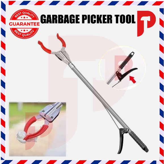 Heavy Duty Garbage Picker Tool 🔥 Ready Stocks 🔥 (Steel) Trash Picker ...