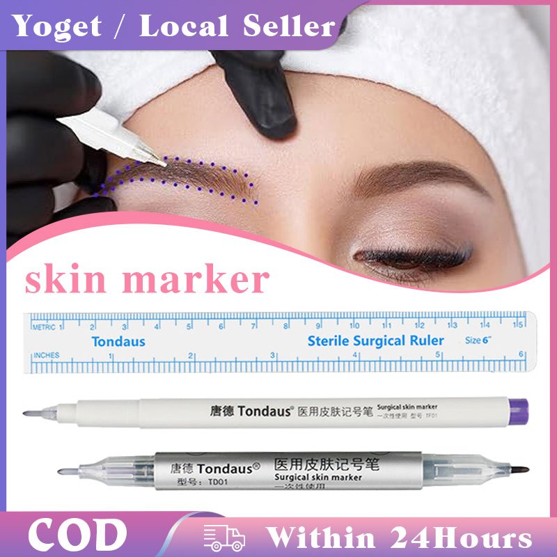 Single/Double Head Disposable Medical Skin Marker / Tattoo Marker Pen ...