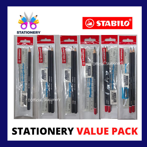 STABILO Stationery Set / Value Pack RM0.99 / Stationary Set (Jualan ...