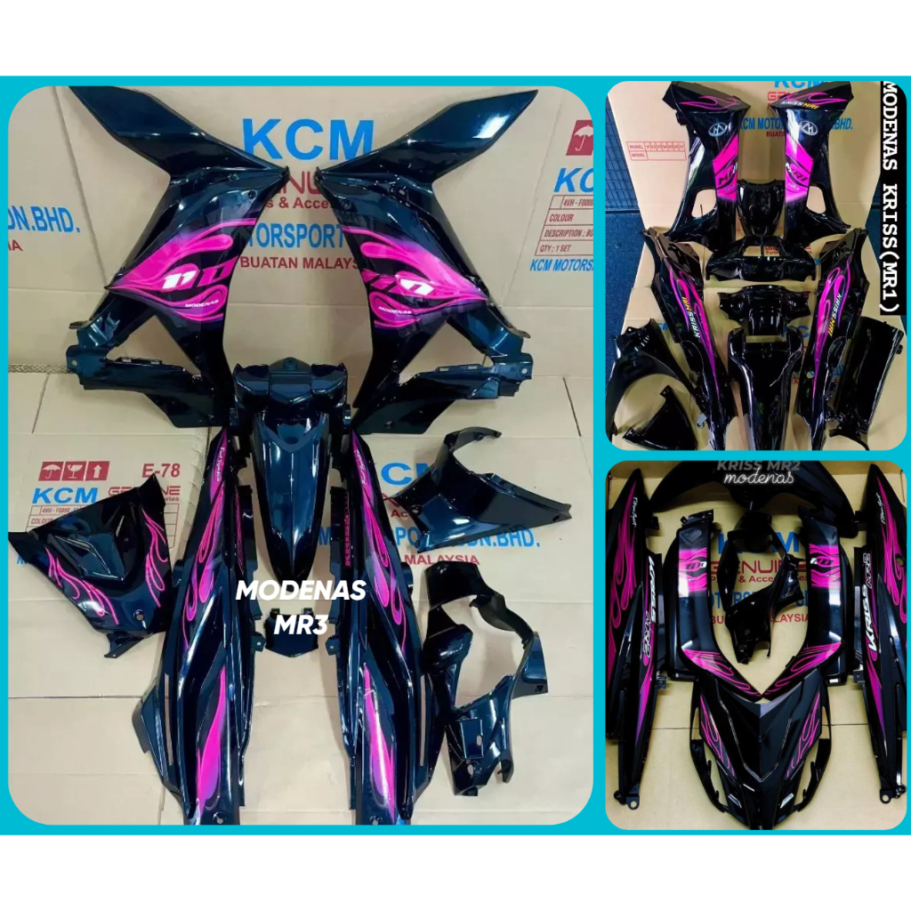 DESIGN API 2023 COVERSET MOTOR MODENAS KRISS MR1 KRISS MR2 KRISS MR3 ...