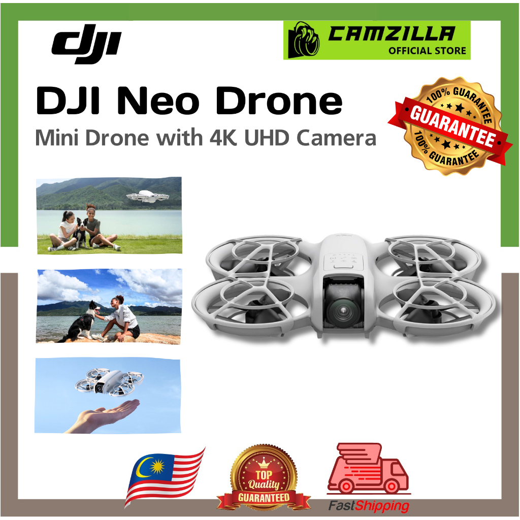 DJI Neo, Mini Drone with 4K UHD Camera, 135g Self Flying Drone that Follows You, Palm Takeoff ...