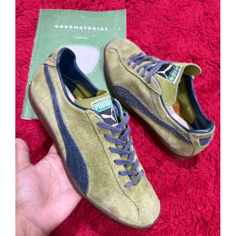 Vintage 80’s Puma Heynckes -comet suede shoes 8UK | Shopee Malaysia