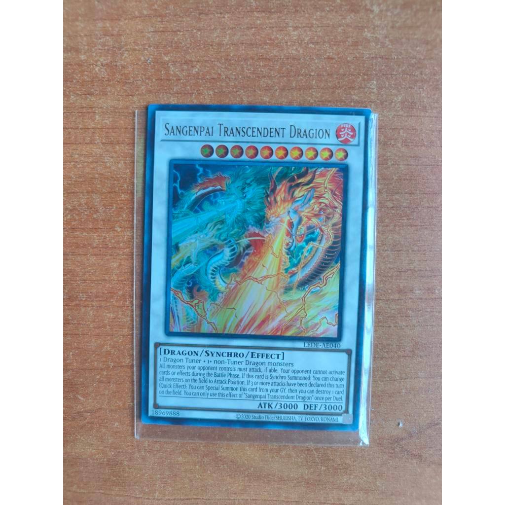 Yugioh: LEDE-AE040 Sangenpai Transcendent Dragion (UR/UTR/SCR/QSCR) | Shopee Malaysia