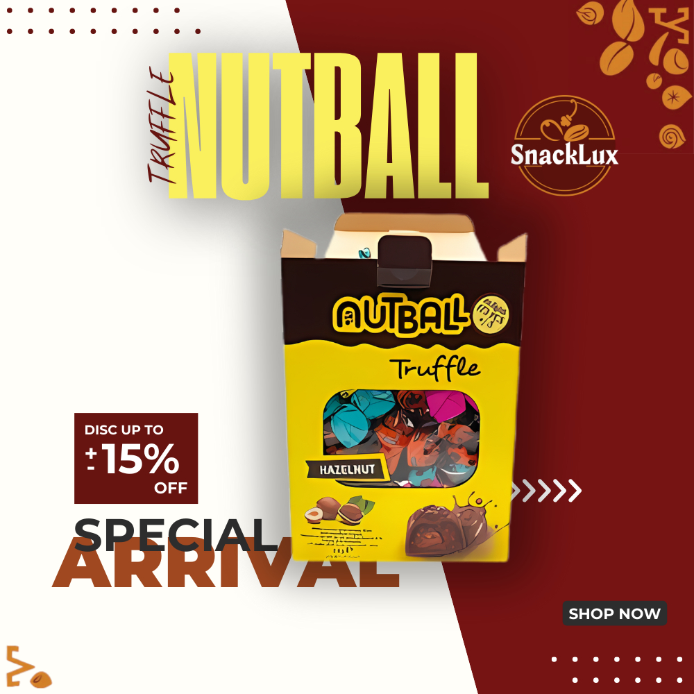 Nutball Truffle Hazelnut Chocolate Box (Coklat) Snacks - (1kg, 1.66kg ...