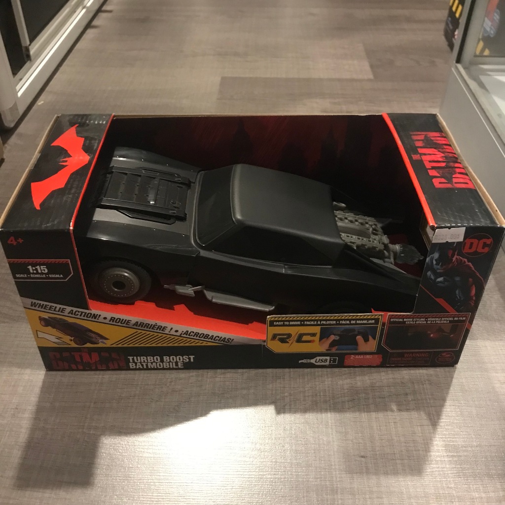 Spinmaster DC The Batman Turbo Boost Batmobile R/C 1/15 Scale RC ...