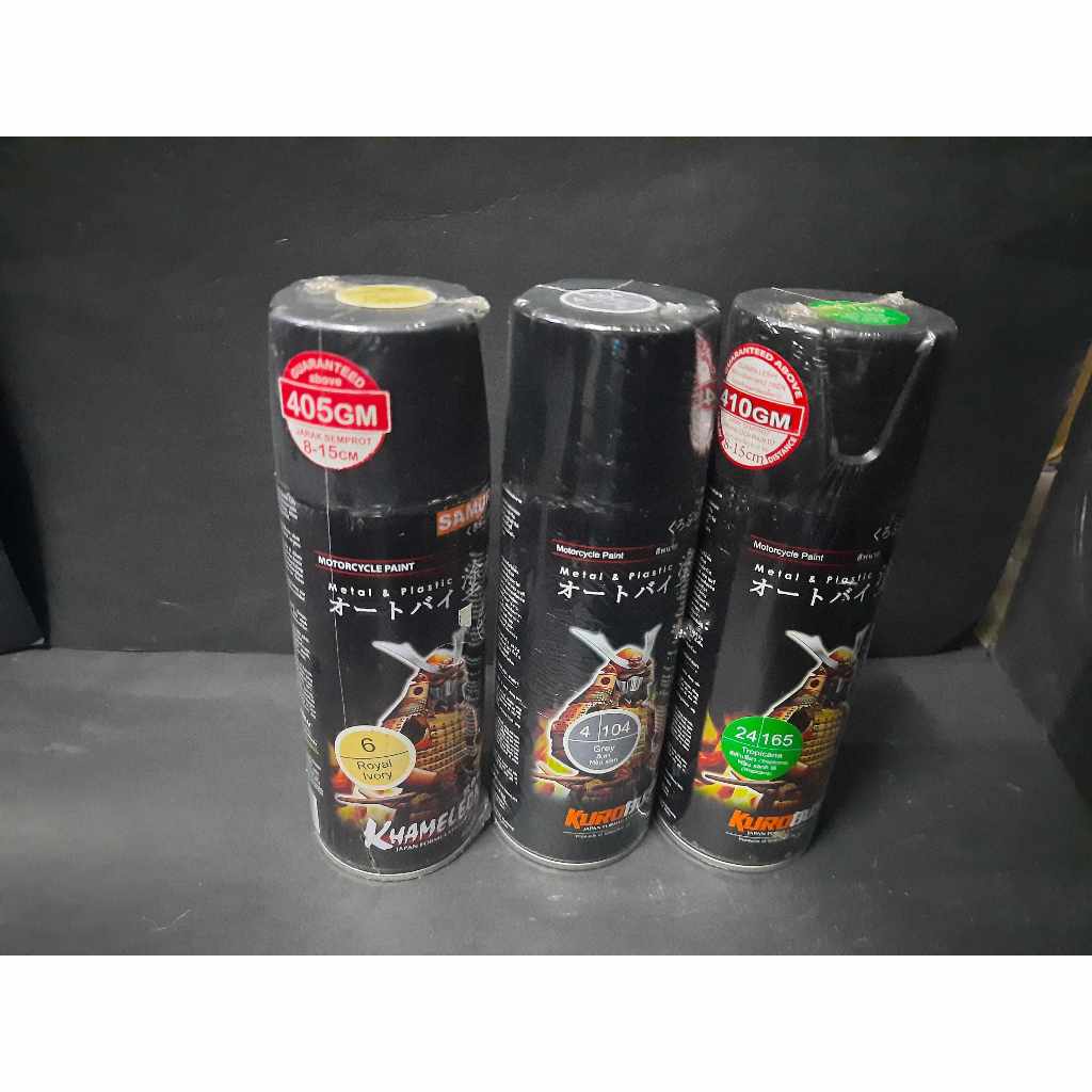 Samurai Spray Standard Colour 400ml/ Samurai Aerosol Spray Paint (Stock ...