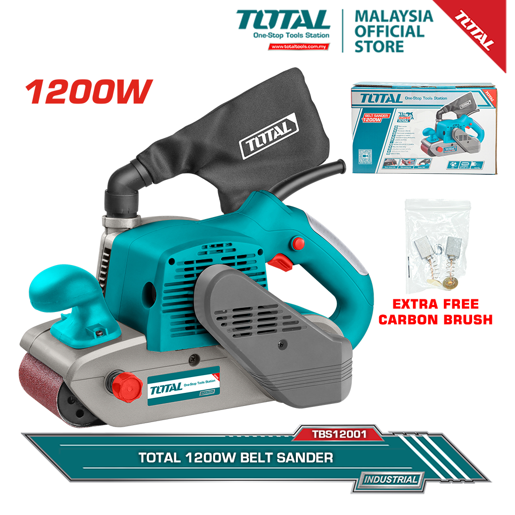 TOTAL 1200W BELT SANDER - TBS12001 | Shopee Malaysia