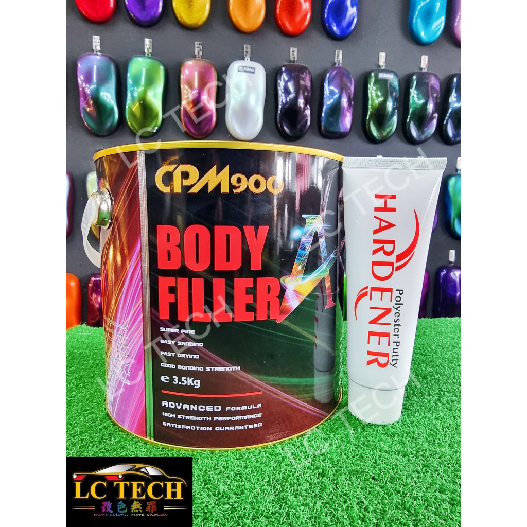 CPM900 BODY FILLER PUTTY WITH HARDENER SIMEN (3.5KG / 1KG) | Shopee ...