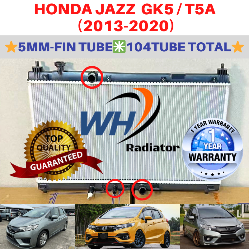 HONDA JAZZ GK5 / T5A (2013-2020) TOP QUALITY W5MM-FIN TUBE 104TUBE ...