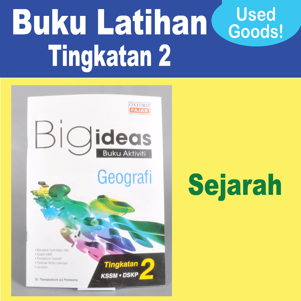 [EXE-T2 - Geo] Buku Latihan, Exercise Book, Tingkatan 2, Geografi Big ...