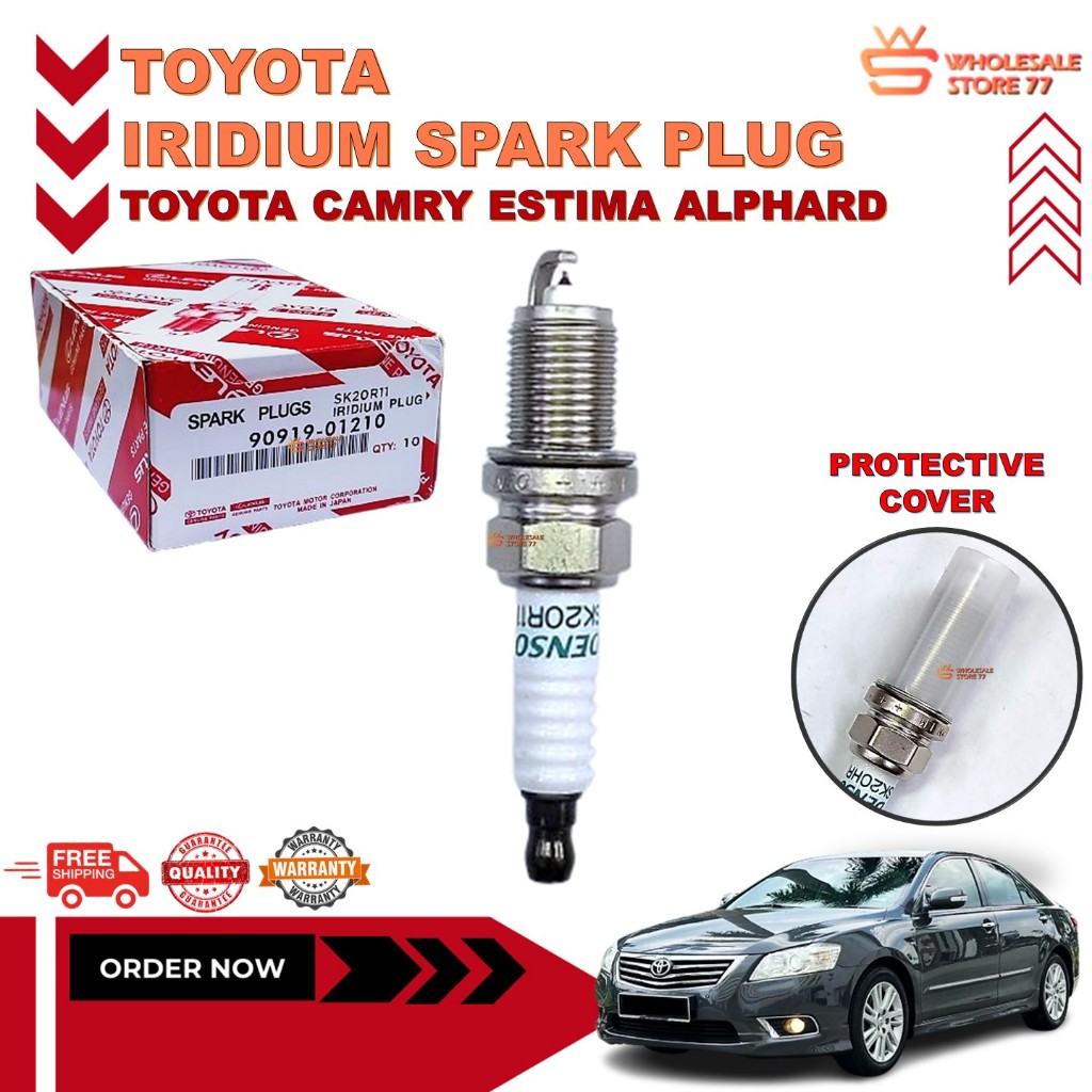 ORIGINAL | TOYOTA Camry Wish ALTIS VIOS Yaris Estima Vellfire Spark Plug DENSO IRIDIUM TOYOTA ...