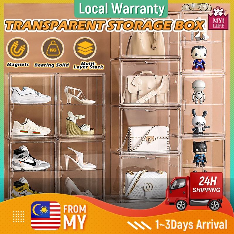 Transparent Storage Box Acrylic Display Box Handbag Storage Organizer ...