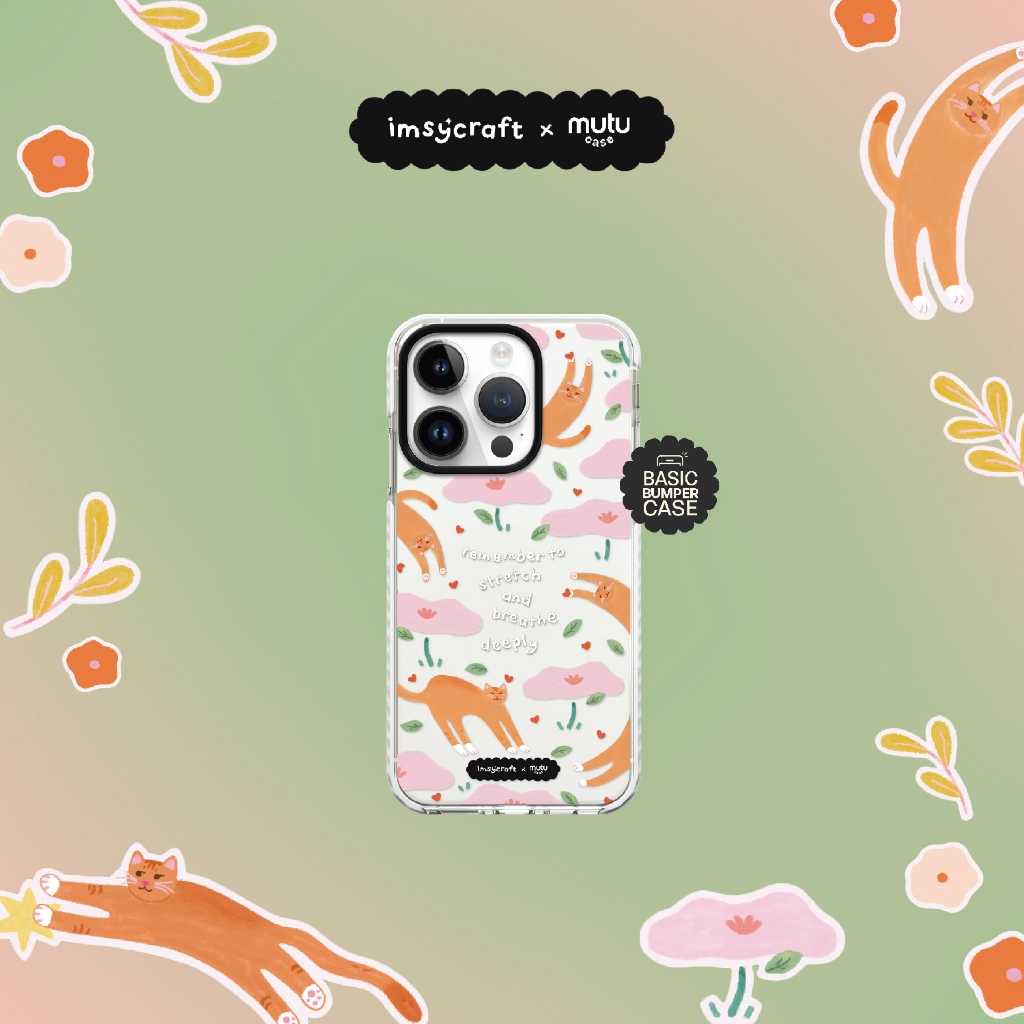 Stretch And Breath - Imsycraft x Mutu Case (Powered by Basic Bumper) Compatible with iP16PROMAX ...