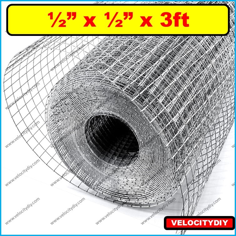 （电焊网）Glavanized Welded Wire Mesh Fence For Pet 12mm x 12mm | Shopee ...
