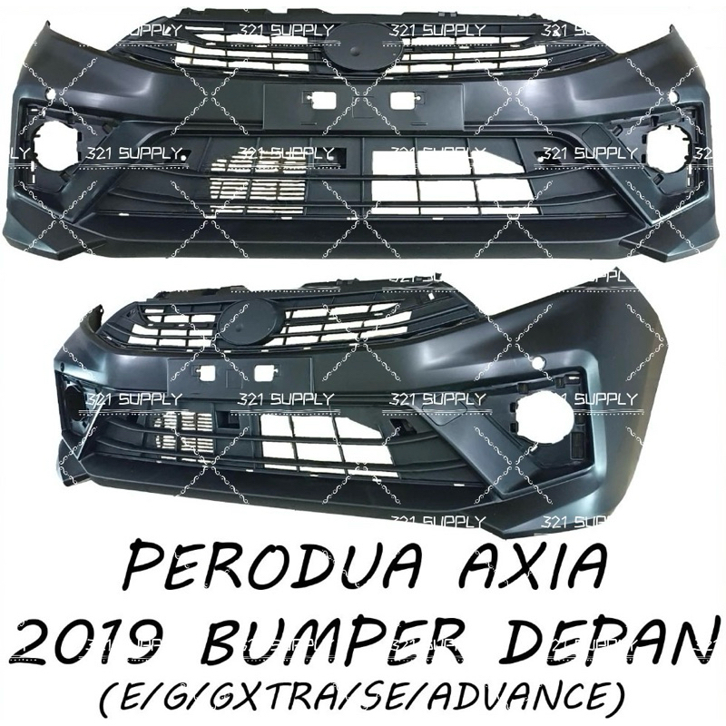 PERODUA AXIA 2019 E SPEC FRONT BUMPER AXIA ALD FRONT BUMPER BUMPER ...