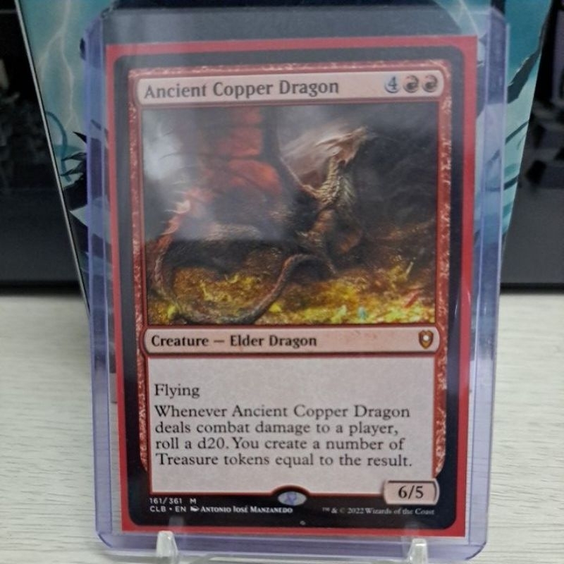 MTG Ancient Copper Dragon (CLB)(Mythic) | Shopee Malaysia