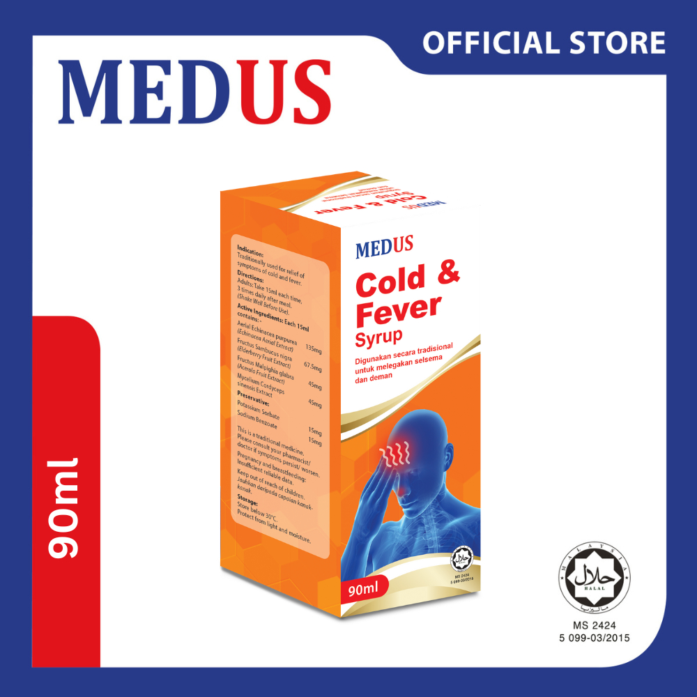 Medus Cold & Fever Syrup | Shopee Malaysia