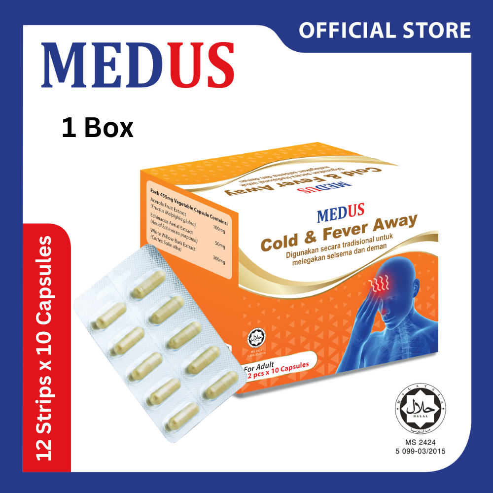 Medus Cold & Fever Capsule (1 Box) | Shopee Malaysia