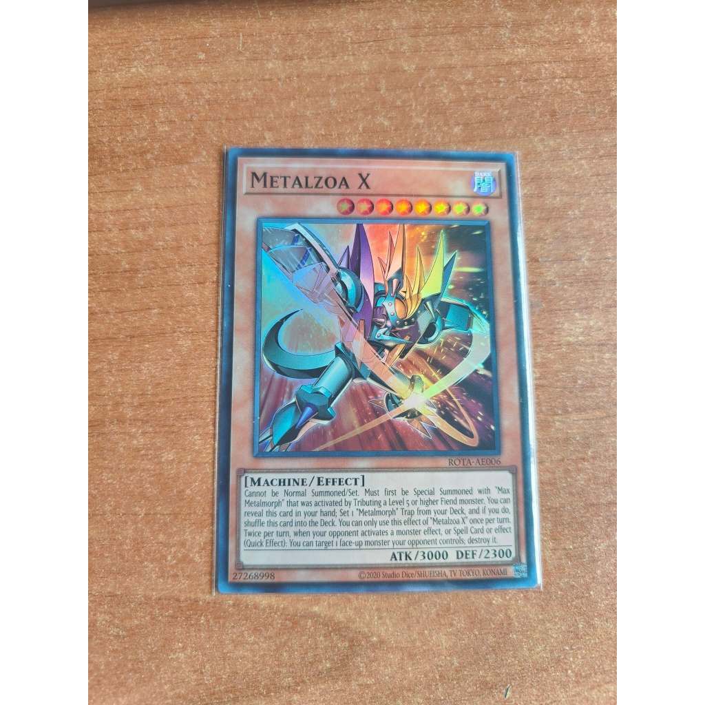 Yugioh: ROTA-AE006 Metalzoa X (SR/SCR) | Shopee Malaysia