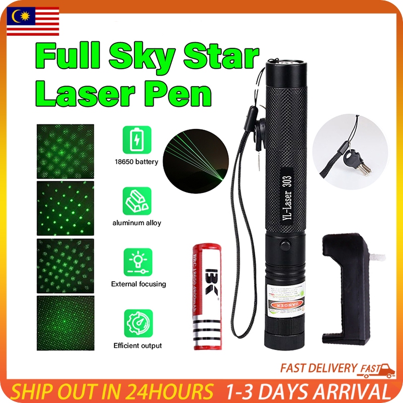 WIDETALENT Green Laser Pointer Laser Pen Rechargeable Visible Beam ...
