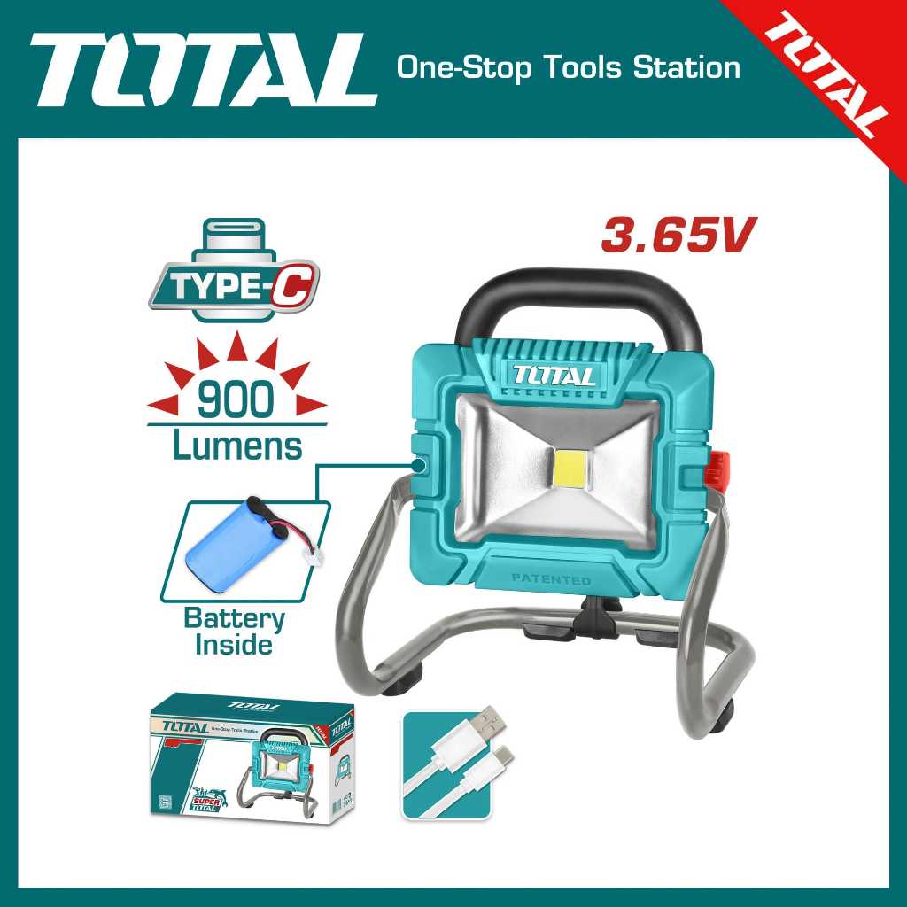 TOTAL Cordless portable lamp TRLF4415 | Shopee Malaysia