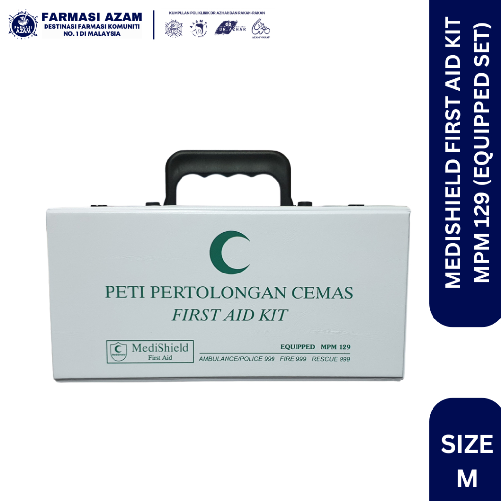 MEDISHIELD FIRST AID KIT MPM 129 (EQUIPPED SET) | Shopee Malaysia