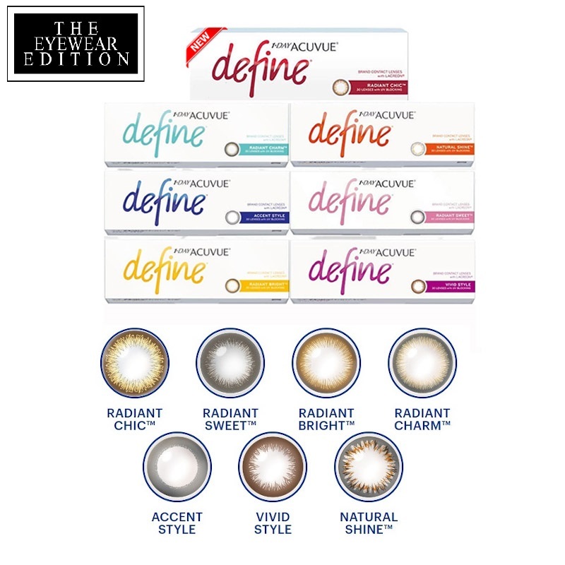Acuvue Define Daily Color Contact Lens 30pcs | Shopee Malaysia