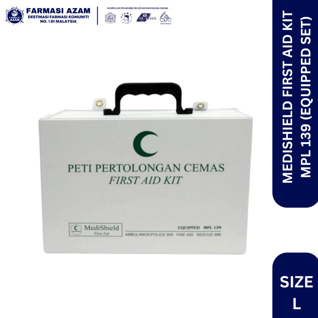 MEDISHIELD FIRST AID KIT MPL 139 (EQUIPPED SET) | Shopee Malaysia