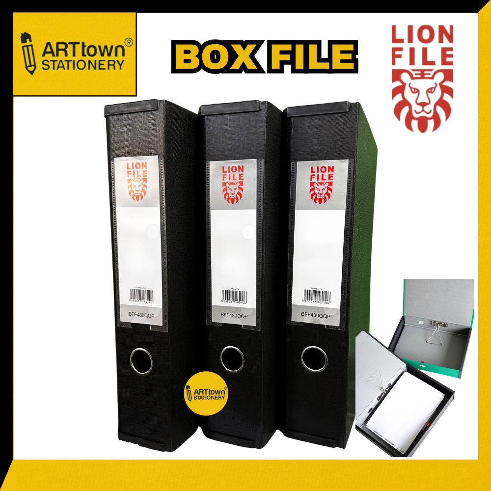 Laminated Paper F4 Size 3" - Box File /Utility box file (Ready Stock ...