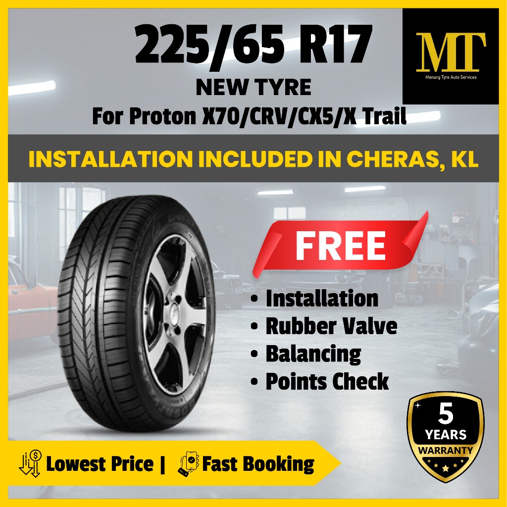 MT [Free Installation Provided] 225/65R17 Toyo CR1 SUV Tires Minerva Eco New Tyre for Proton X70 ...