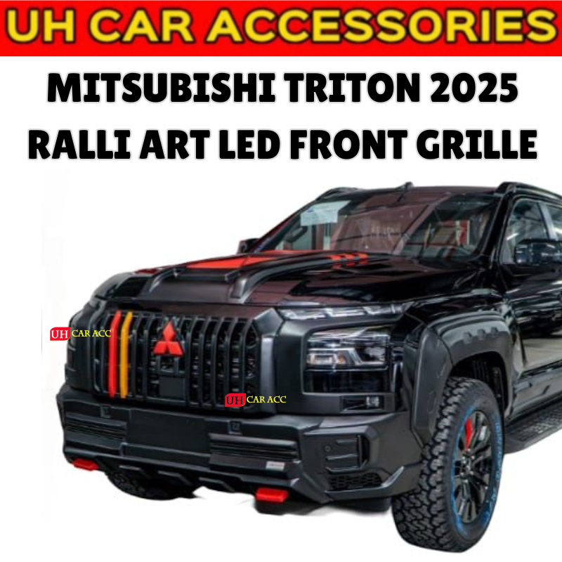 MITSUBISHI TRITON 2025 RALLI ART LED FRONT GRILLE GRILL | Shopee Malaysia